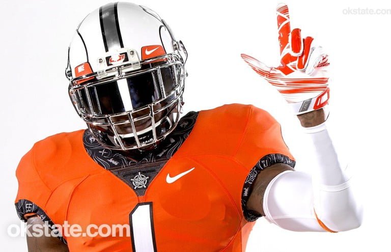 A Closer Look at the New Oklahoma State Football Uniforms | Pistols Firing