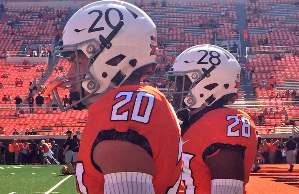 Photos: OSU Breaks Out 1957 Throwback Helmet for Homecoming | Pistols ...