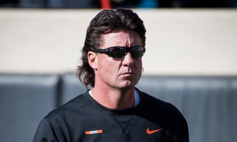 The National Championship Audience Really Enjoyed Mike Gundy's Mullet ...