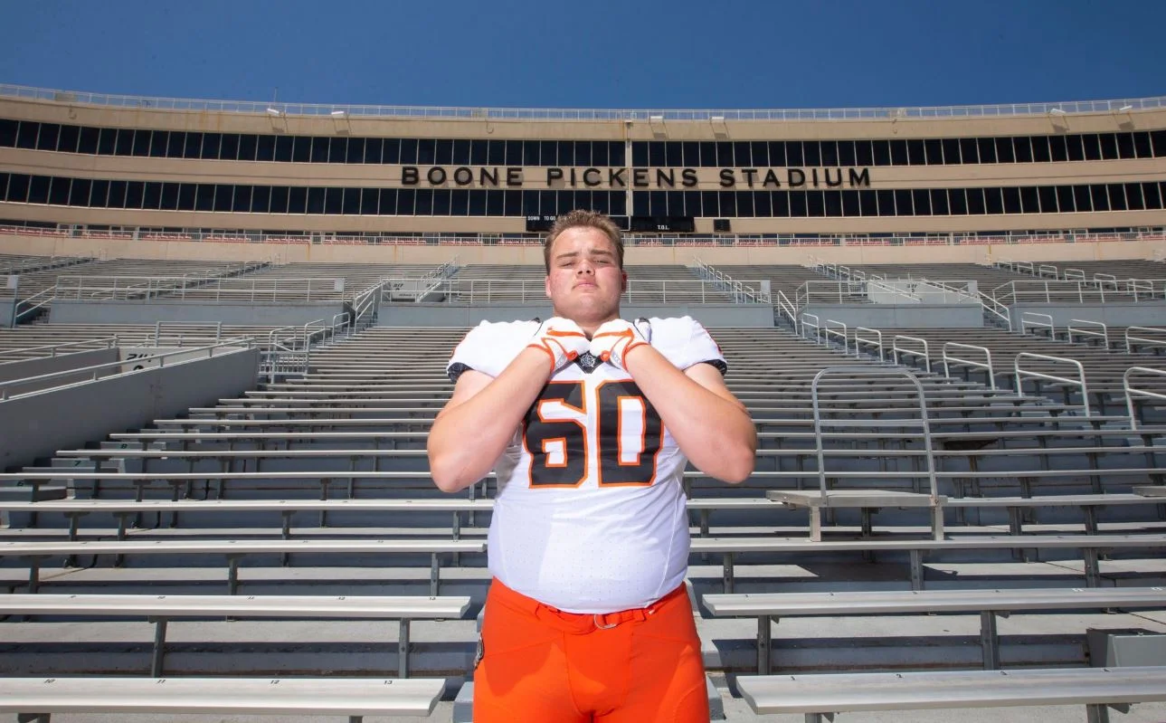Three-Star OL Cade Bennett Commits to Oklahoma State | Pistols Firing