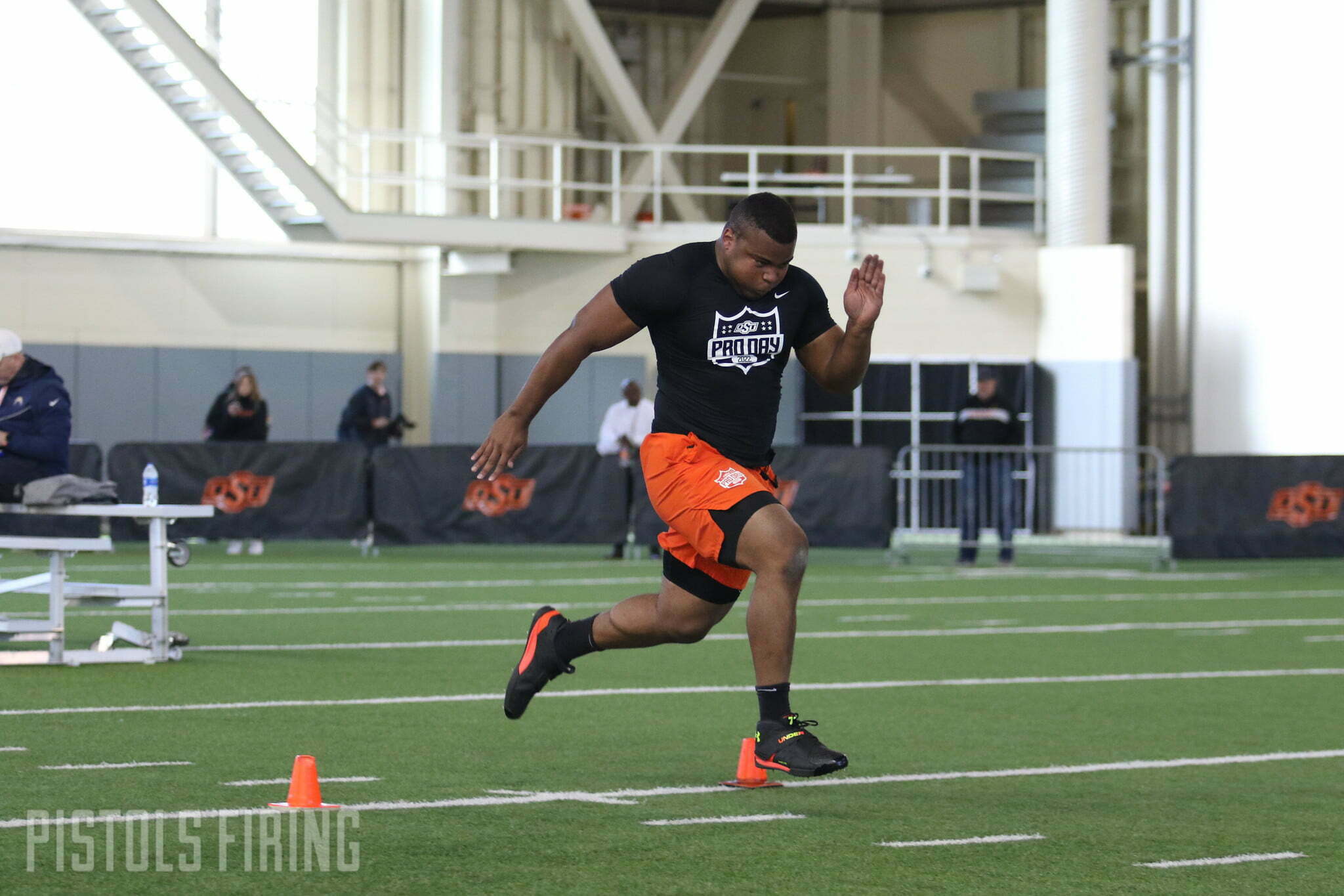 PFB’s Best Photos from Oklahoma State’s Pro Day | Pistols Firing