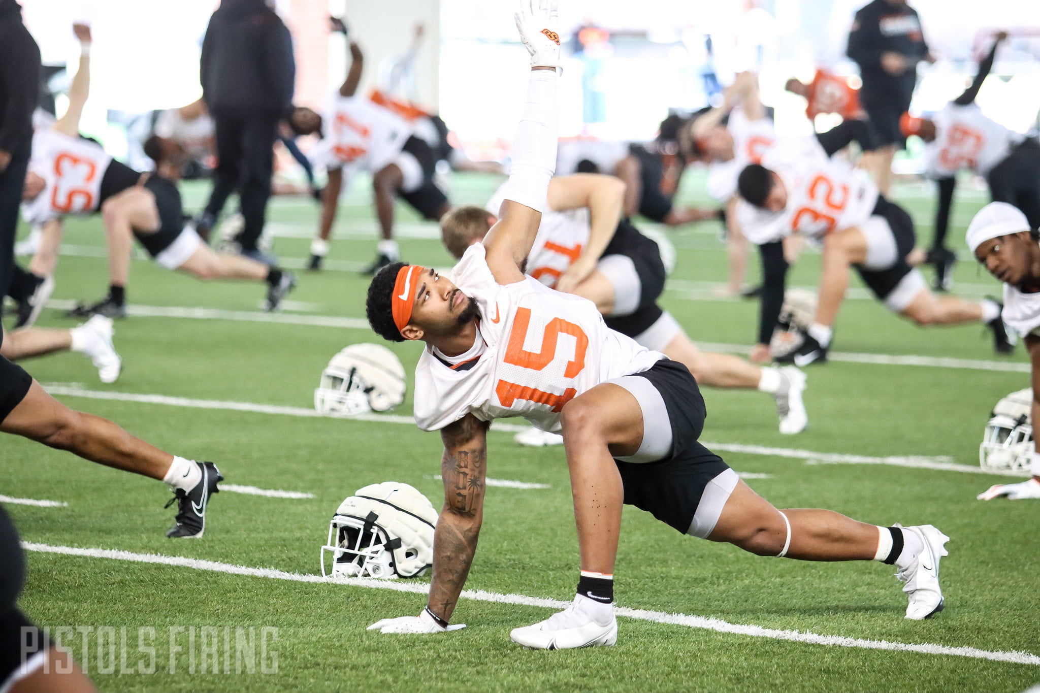 PHOTOS: Oklahoma State Opens Spring Practice | Pistols Firing