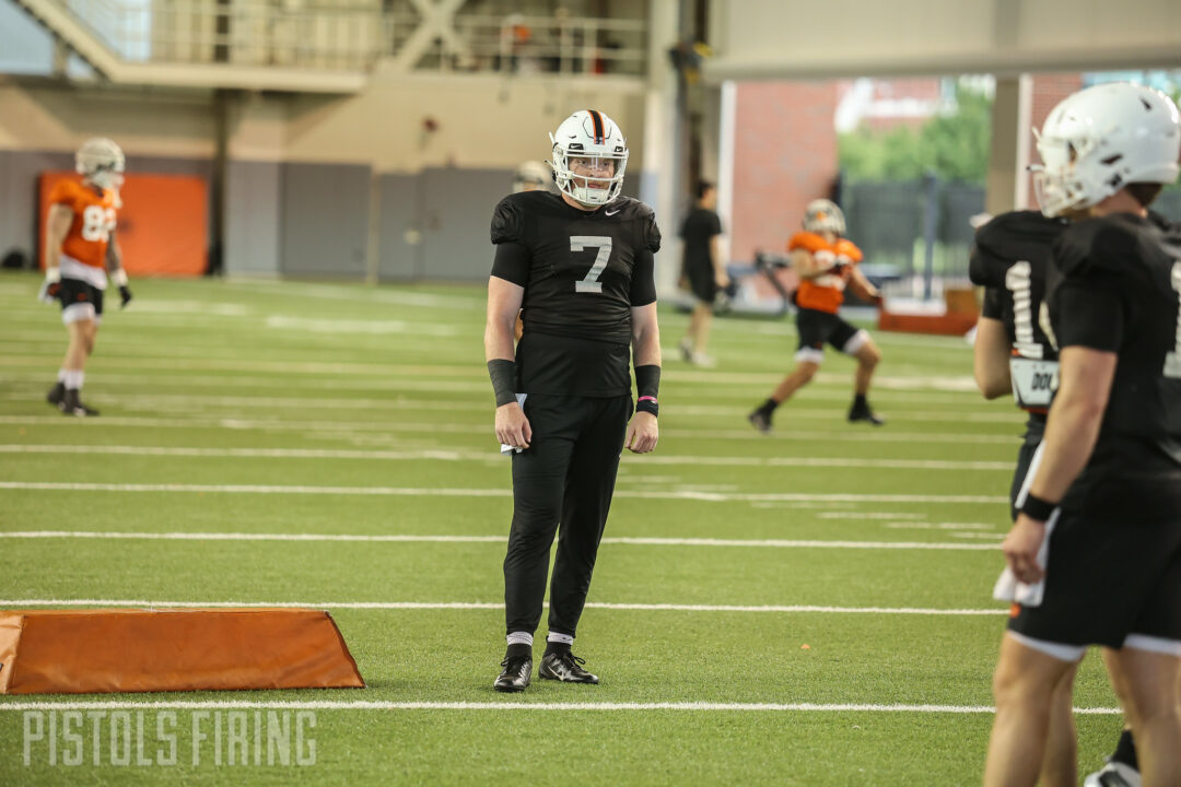 PHOTOS: The Best Shots from Oklahoma State's Saturday Football Practice ...