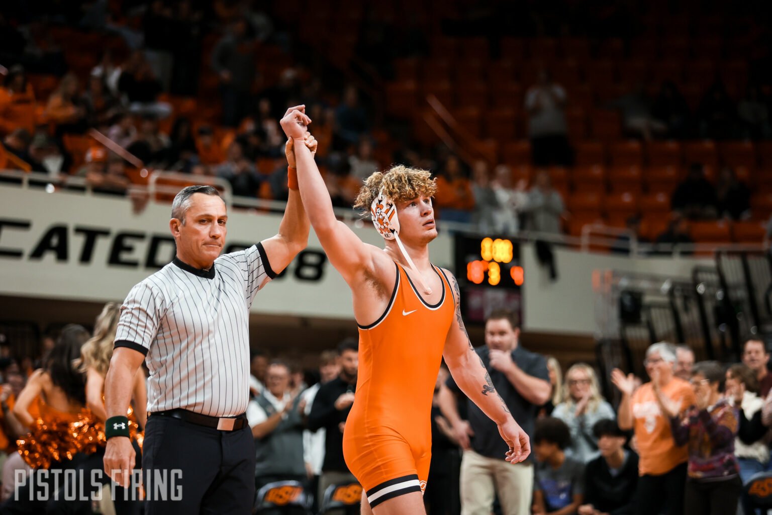 Brayden Thompson Named NCAA Wrestler of the Week | Pistols Firing