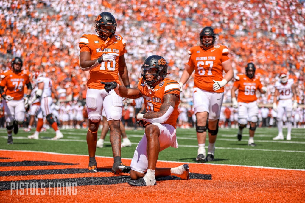 Ollie Gordon Scores Touchdown in NFL Preseason Debut | Pistols Firing