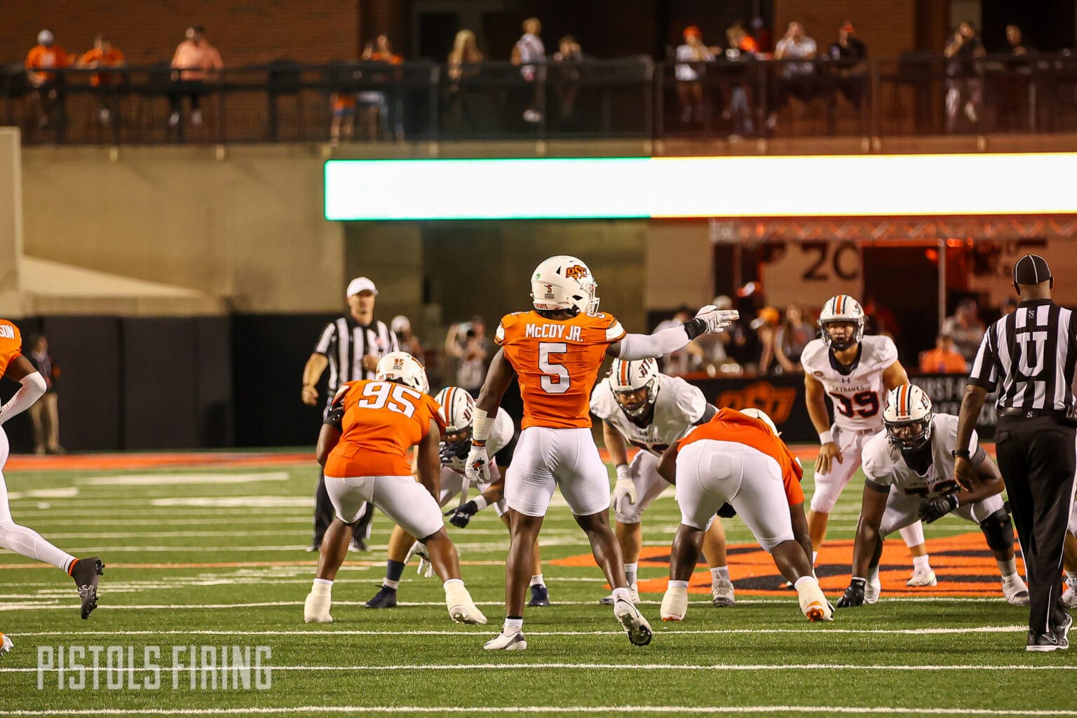 Linebacker Bryan McCoy Among National Leaders in Tackles | Pistols Firing