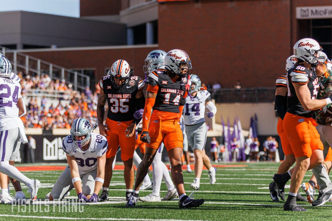 PHOTOS: The Best Pics from Oklahoma State-Kansas State | Pistols Firing
